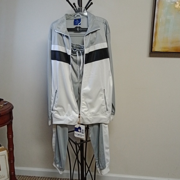 Royal Threads | Pants | Mens Tracksuit By Royal Threadsgrey White With ...